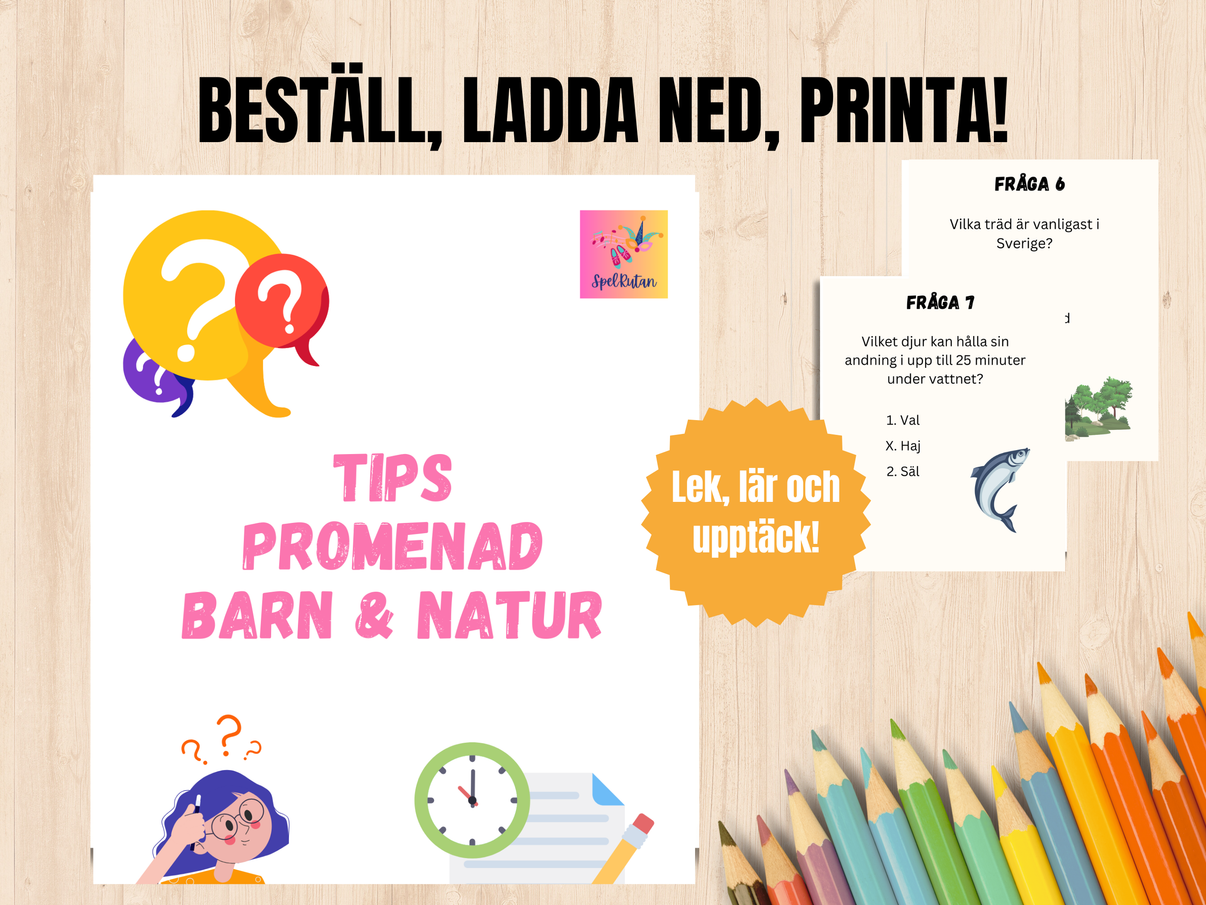 Tipspromenad Barn & Natur, lär känna naturen! – Spelrutan