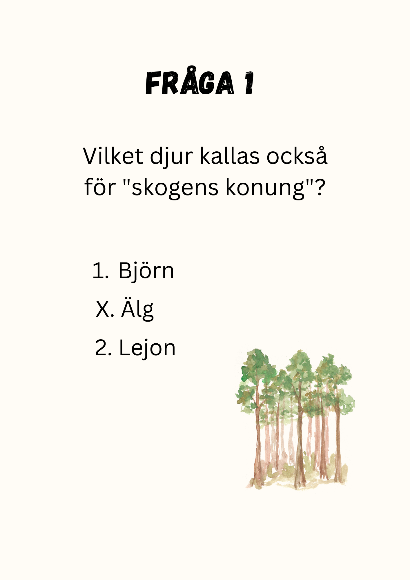 Tipspromenad Barn & Natur, lär känna naturen! – Spelrutan